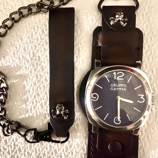 Leather Watch Saddle..pocket Watch Holder.watch Leather Fob.change Your ...