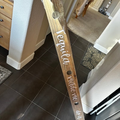 Custom Rustic Wooden Shot Board Ski - Etsy