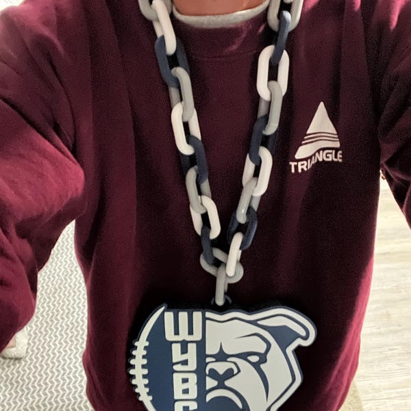 Custom 3D Printed Turnover Oversized Sports Chains - Etsy