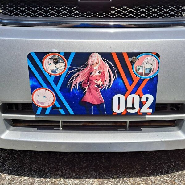 Custom License Plate Front Car Tag, Aluminum or Plastic - Personalized ...