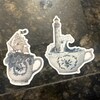 Pirate Ship in a Stormy Teacup Print Whimsical Tea Themed Nautical ...