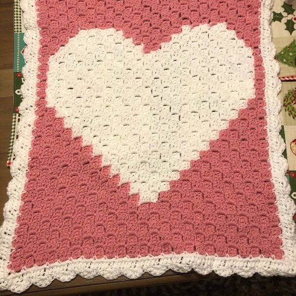 Crochet Pattern - Heart C2C - Etsy