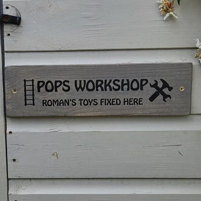 Grumpy's Home Office Plaque Sign Management Birthday Gift Personalised ...