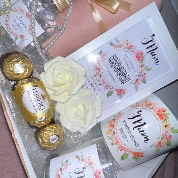 Personalised Mug Hijab Hamper/initial Mug/hijab Hamper/gift for Her/hijabi/muslimah Gift ...