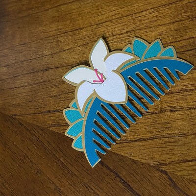 Mulan Comb 3D Bookmark - Etsy