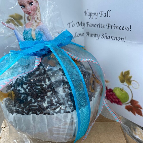 Princess Themed Caramel Apple - Etsy