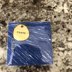 NICO Small: Luxury Hand Stamped Personalized Custom Pet ID Tags for ...