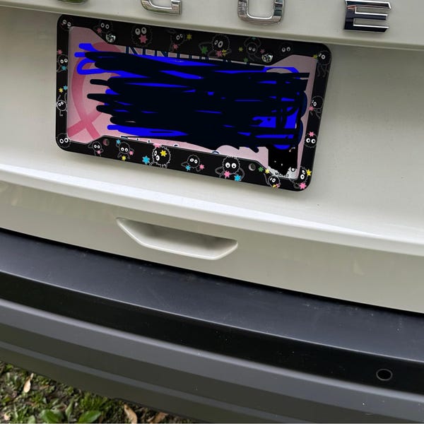 Soot Sprite License Plate Frame Spirited Away Kamaji Studio Ghibli ...