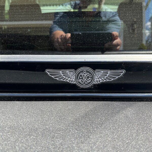 Black Aircrew Wings Sticker - Etsy