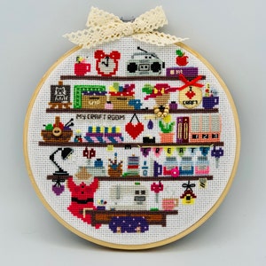 Red Robin Cross Stitch Pattern PDF Cute Bird Counted Cross | Etsy