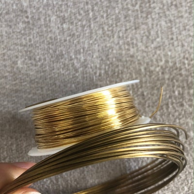 Jewelers Brass Wire Round, Square and Twisted Square You Pick 12, 14 ...