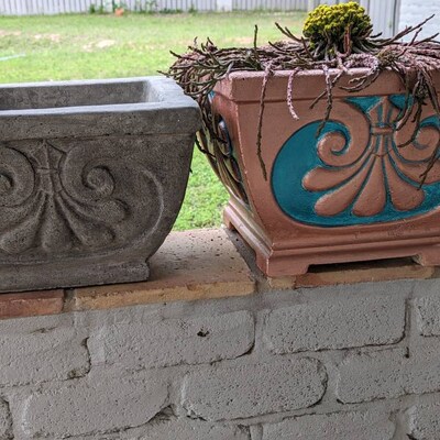 Solid Rock Stoneworks Normandy Jr Planter 10in Tall Pre Aged - Etsy