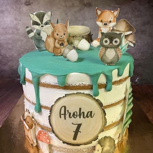 Stag Wafer Topper Edible Cake Decorations Birtday, Anniversary - Etsy