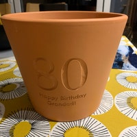 Personalised Birthday Flower Pot - Etsy UK