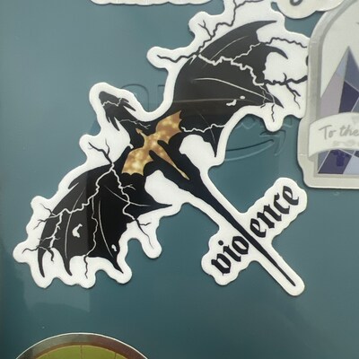 Kingsflame Sticker Throne of Glass Tog Sjm Booktok - Etsy