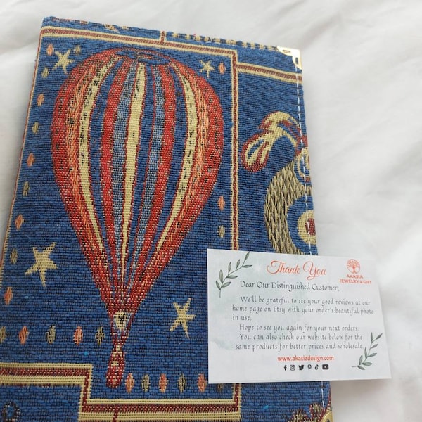 Handmade Fabric Journalkilim Pattern Woven Notebookhandy Gift ...