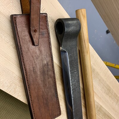 Splitting Froe, Medium Size, Logs Splitting, Hand Power Tool, Handmade ...