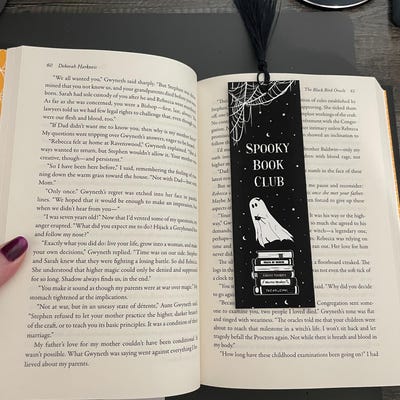 Pink Halloween Bookshelf Sticker Pastel Witch Bookshelf Sticker Pastel ...