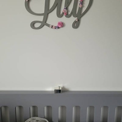 Large Name Sign, Large Name Sign for Nursery, Large Wall Art, Large ...