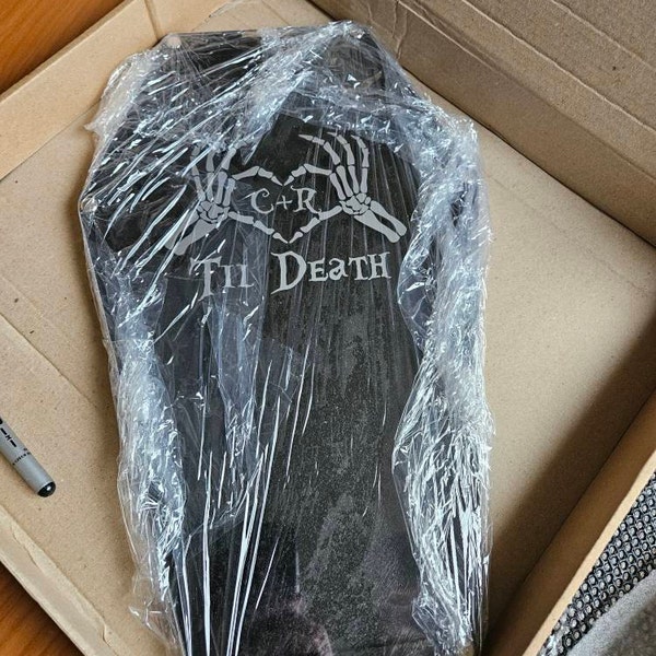 Guest Book Gothic Guest Book Alternative, Grave Sign in Book, Til Death ...