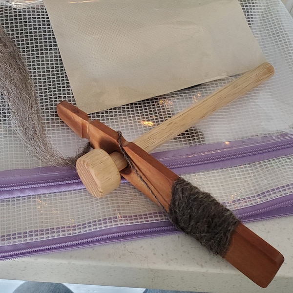 Handmade Mayan Spinner Kit: Recycled Timber Paddle, Tasmanian Oak ...