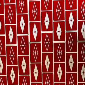 Astro Atomic Diamond DECAL Mailbox Address Numbers Retro Mid - Etsy