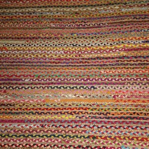 9x12 Handmade Green With Natural Hemp Jute Rungs-extra Large Jute Rugs ...