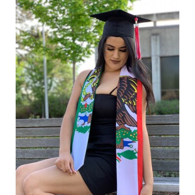 Mexico Mexican Graduation Stole satin - Etsy