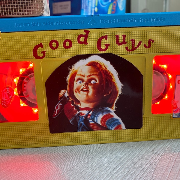 Retro VHS Lamp Chucky the Good Guys Child's Play Inspired Night Light ...