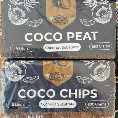 Coco Chip Compressed Chunky Coconut Substrate for Potting Soil Aeration ...