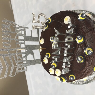 Personalised Cake Topper Book / Bookworm / Reading - Etsy UK