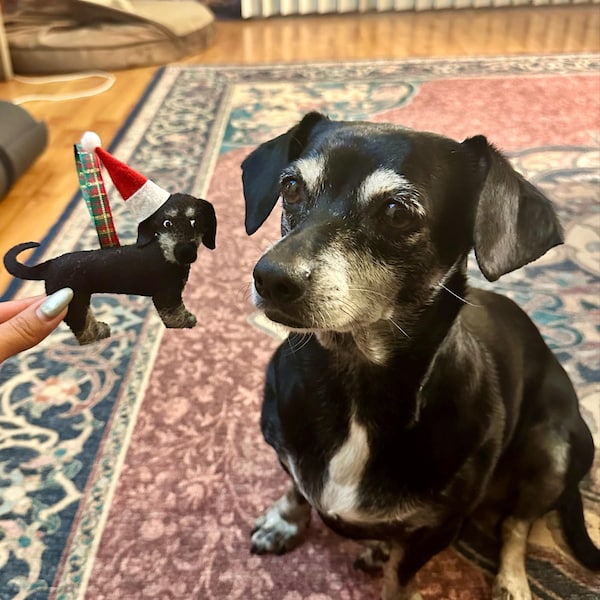 Pug Dog Christmas Tree Topper // Dog Tree Topper // Pug Holiday Decor ...