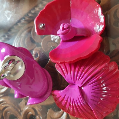 Neon Modern Ring, Original Geometric Jewelry, Cocktail Ring, Oversized ...