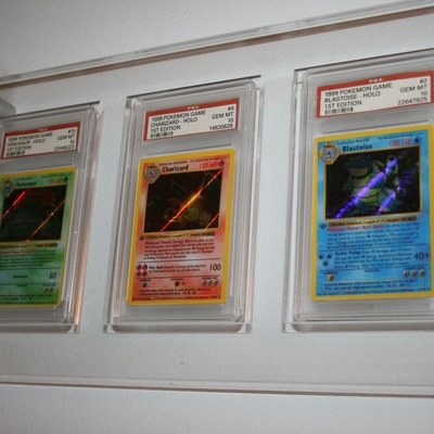 Pokemon Card PSA Slab Display Frame 3x1 - Etsy Australia
