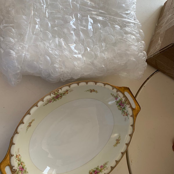 Vintage Platter/china Platter/ Large Round Platter/floral China Platter ...