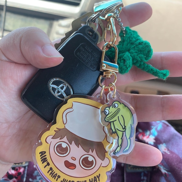 Over the Garden Wall Wristlet and Charm Keychain Set - Cute Greg OTGW ...