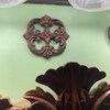 Cast Iron Medallion 2 Sizes Single Faced Ornate Classy Mandala Round ...