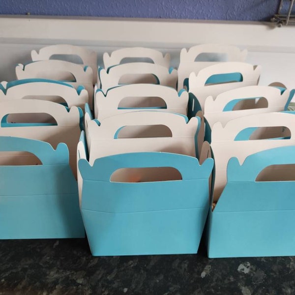 Pack of 5 - Treat Boxes Cupcake Gift Party Loot Bag Wedding Children ...