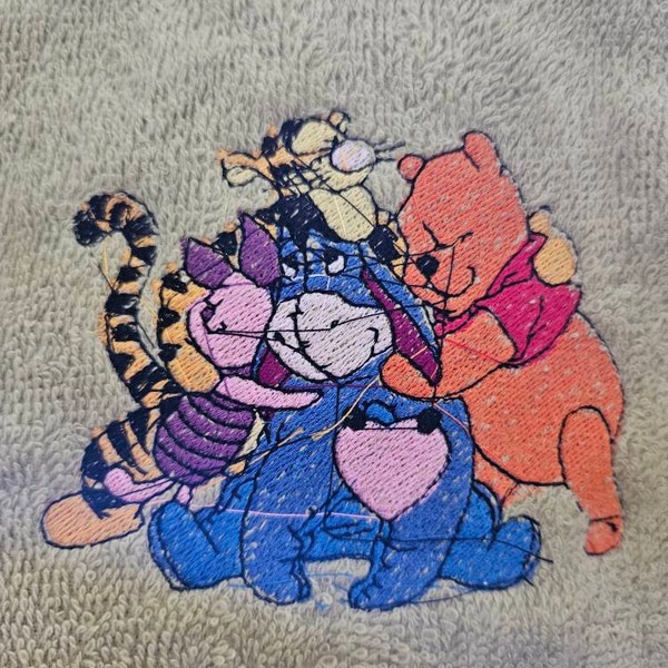 Winnie-the-pooh Alphabet Embroidery Designs (instant Download) - Etsy