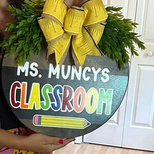 Teacher Door Sign Teacher Door Sign Welcome to Our Classroom Classroom ...