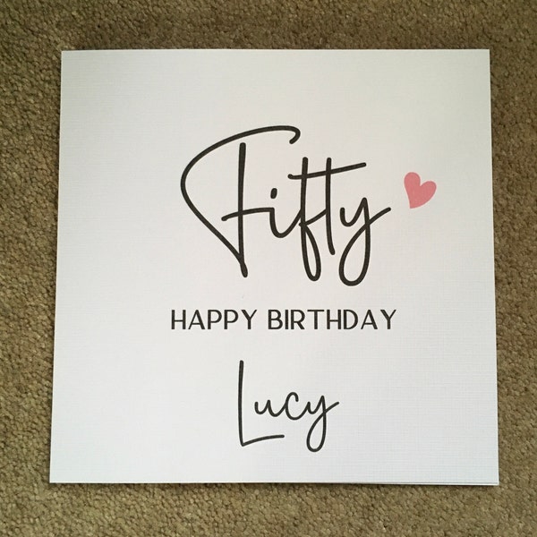 5th Birthday Card, Personalised 5th Birthday Card, Purple Rainbow, 3rd ...