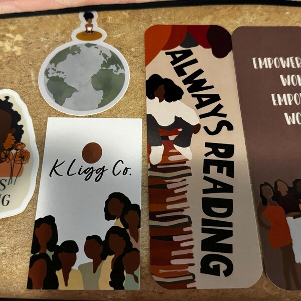 3 Pack Bookmarks |african American Gifts | Black Woman Gift| Black Girl ...