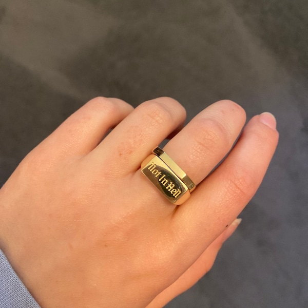 Personalized Rings, Word Rings, Rings With Words, Quote Jewelry ...