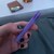PURPLE Glass Blown One Hitter for Your Hitter Box / Dugout Box please ...