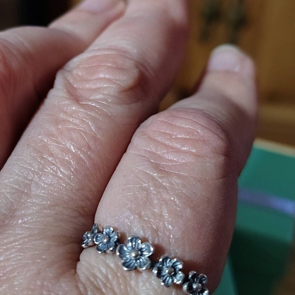 Thin Minimalist High Polished Simple Plain Silver Ring Band / Stackable ...