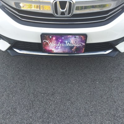 Space Nebula Monogram License Plate License Plate Frame - Etsy