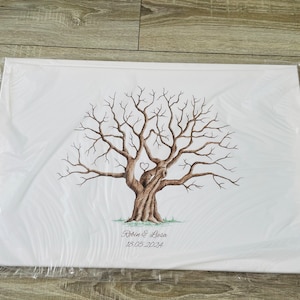 Main Wedding Fingerprint Tree Instant Download Decoration Birthday ...