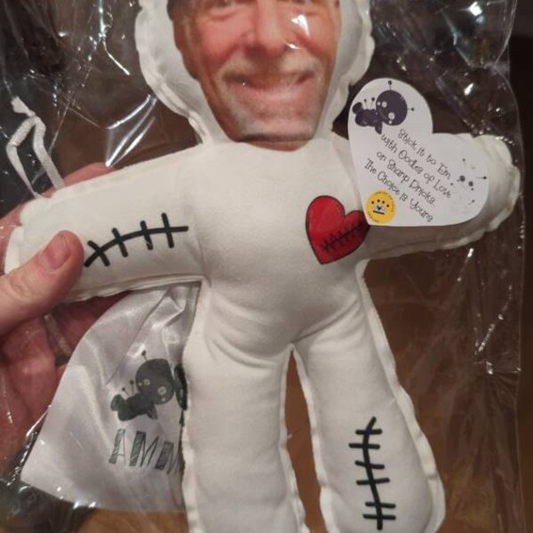 Custom Made Voodoo Doll, Face Voodoo Doll. Fun Gift, Revenge Gift - Etsy