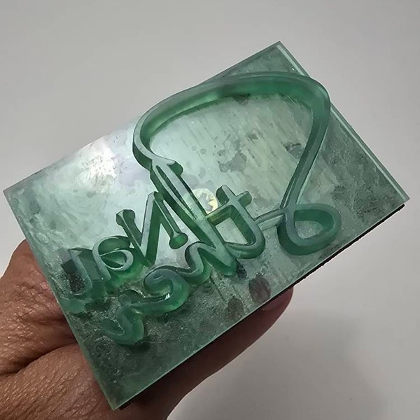 Custom Made SOAP STAMP, Acrylic Stamp, Personalized Cookie Stamp, Soap ...