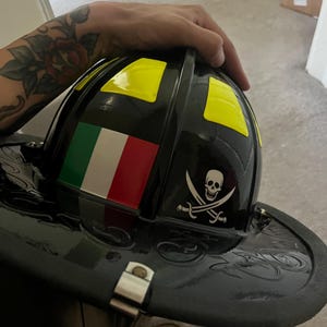 3M Reflective Fire & EMS Helmet Crescent-rocker First Responder - Etsy